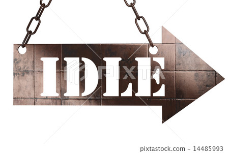 idle word on metal pointer - Stock Illustration [14485993] - PIXTA