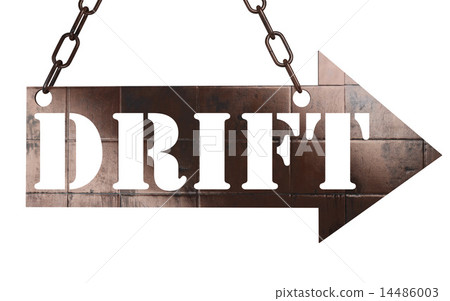 drift word on metal pointer - Stock Illustration [14486003] - PIXTA