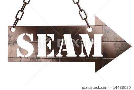 seam word on metal pointer - Stock Illustration [14488080] - PIXTA