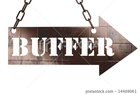 buffer word on metal pointer - Stock Illustration [14489061] - PIXTA
