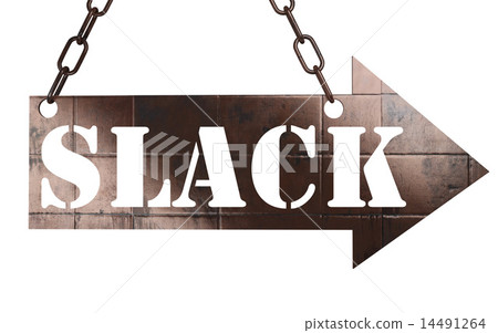 slack word on metal pointer - Stock Illustration [14491264] - PIXTA