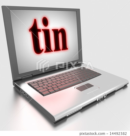 tin word on laptop - Stock Illustration [14492382] - PIXTA