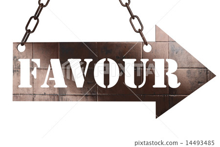 favour word on metal pointer - Stock Illustration [14493485] - PIXTA