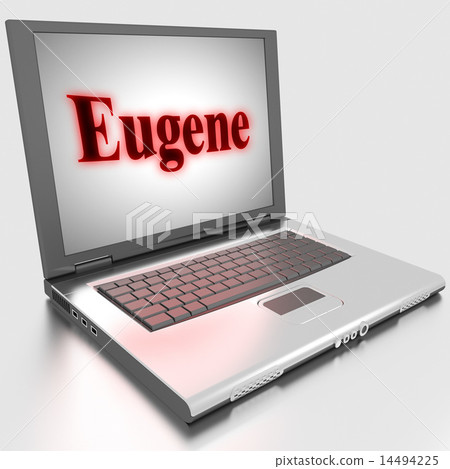 Eugene word on laptop - Stock Illustration [14494225] - PIXTA