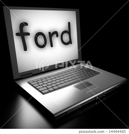 ford word on laptop - Stock Illustration [14494485] - PIXTA
