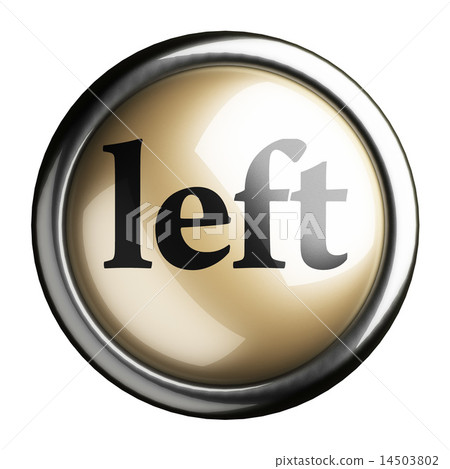 left word on isolated button - Stock Illustration [14503802] - PIXTA