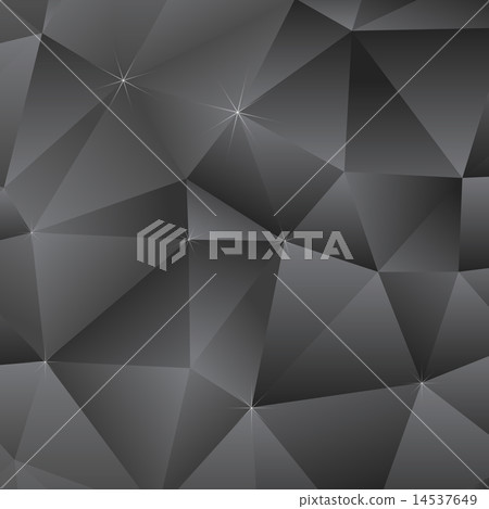 Abstract Vector Dark Triangles Background - Stock Illustration ...