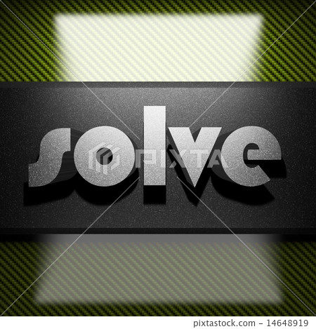 solve word of iron on carbon - Stock Illustration [14648919] - PIXTA