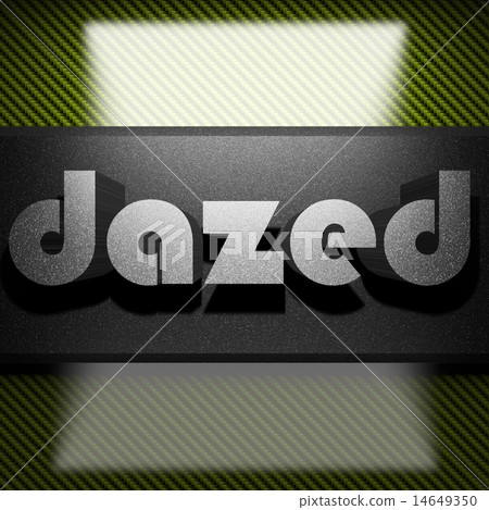 dazed word of iron on carbon - Stock Illustration [14649350] - PIXTA