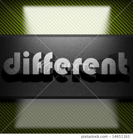 different word of iron on carbon - Stock Illustration [14651163] - PIXTA