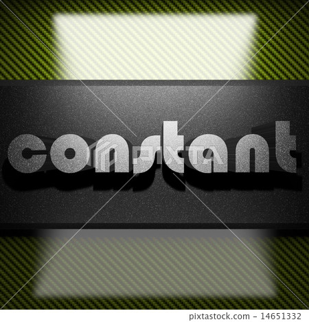constant word of iron on carbon - Stock Illustration [14651332] - PIXTA