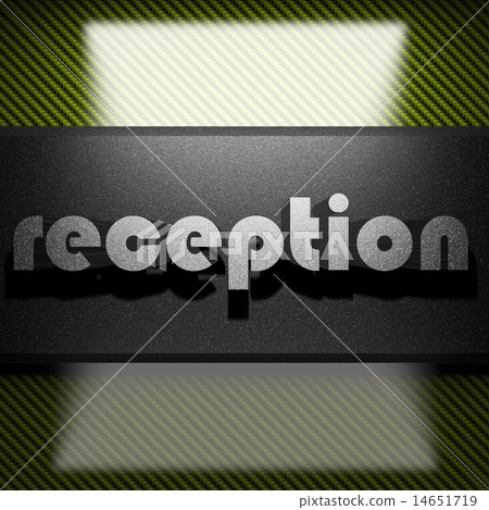 reception word of iron on carbon - Stock Illustration [14651719] - PIXTA