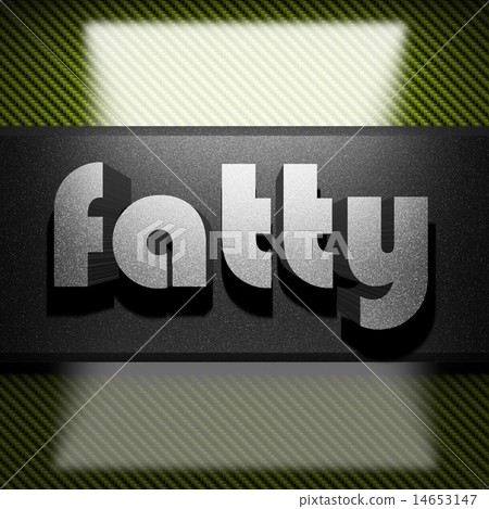 fatty word of iron on carbon - Stock Illustration [14653147] - PIXTA