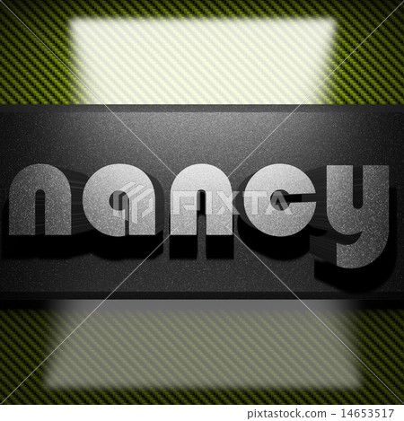 nancy word of iron on carbon - Stock Illustration [14653517] - PIXTA
