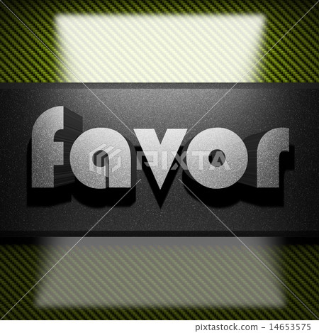 favor word of iron on carbon - Stock Illustration [14653575] - PIXTA