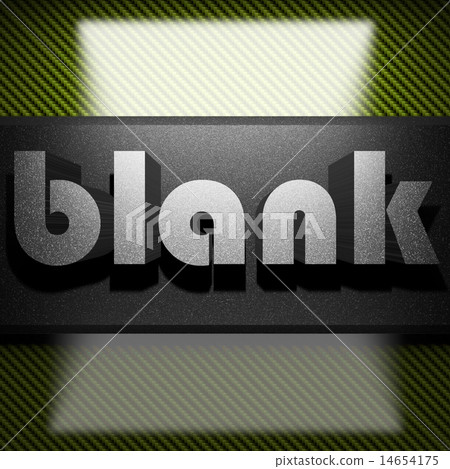 blank word of iron on carbon - Stock Illustration [14654175] - PIXTA
