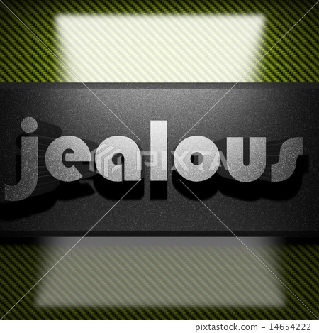 jealous word of iron on carbon-插圖素材 [14654222] - PIXTA圖庫