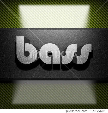 bass word of iron on carbon - Stock Illustration [14655605] - PIXTA