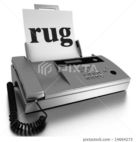 rug word printed on fax - Stock Illustration [14664273] - PIXTA