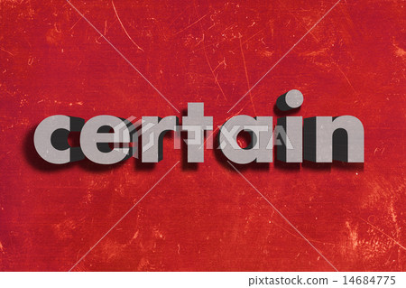 certain word on red wall - Stock Illustration [14684775] - PIXTA