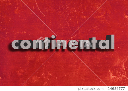 continental word on red wall - Stock Illustration [14684777] - PIXTA