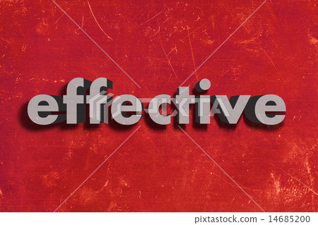 effective word on red wall - Stock Illustration [14685200] - PIXTA