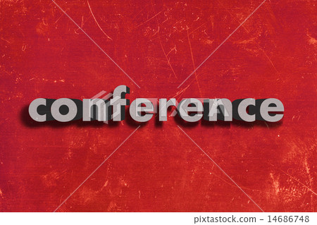 conference word on red wall - Stock Illustration [14686748] - PIXTA