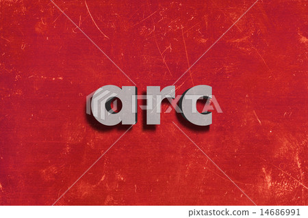arc word on red wall - Stock Illustration [14686991] - PIXTA