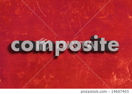 composite word on red wall - Stock Illustration [14687403] - PIXTA