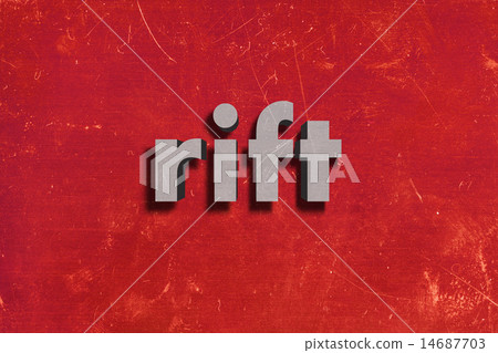 rift word on red wall - Stock Illustration [14687703] - PIXTA