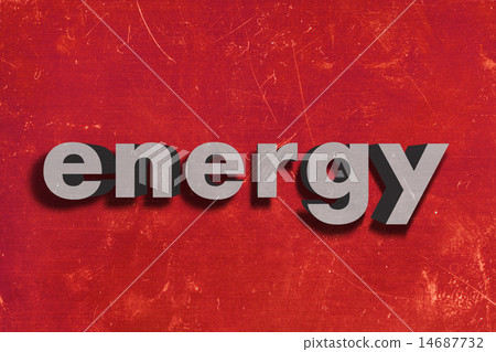 energy word on red wall - Stock Illustration [14687732] - PIXTA