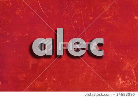 alec word on red wall - Stock Illustration [14688050] - PIXTA