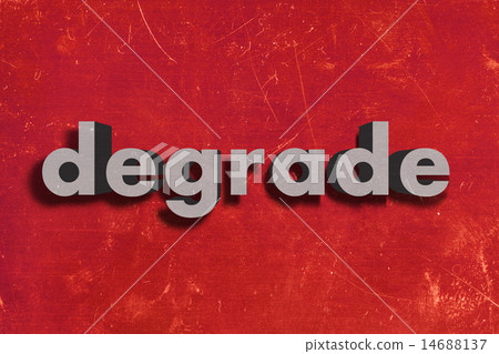 degrade word on red wall - Stock Illustration [14688137] - PIXTA