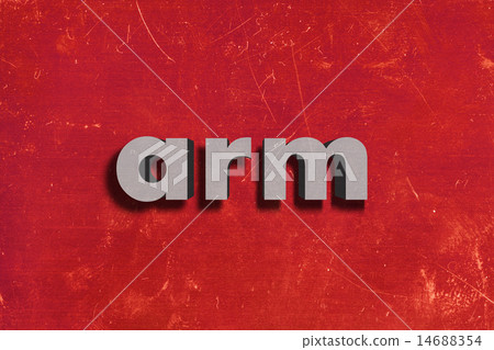 arm word on red wall - Stock Illustration [14688354] - PIXTA