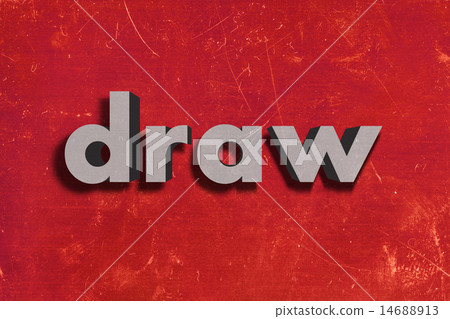 draw word on red wall - Stock Illustration [14688913] - PIXTA