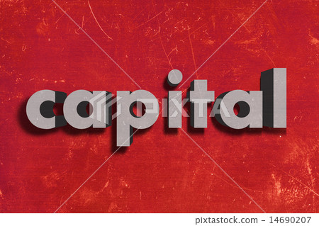 capital word on red wall - Stock Illustration [14690207] - PIXTA