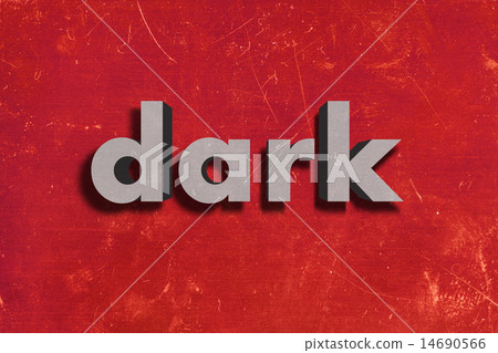 dark word on red wall - Stock Illustration [14690566] - PIXTA