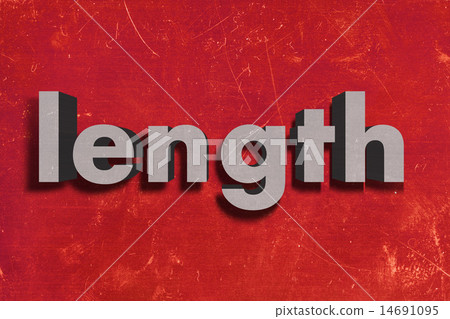length word on red wall - Stock Illustration [14691095] - PIXTA