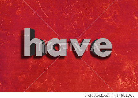 have word on red wall - Stock Illustration [14691303] - PIXTA