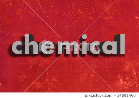 chemical word on red wall - Stock Illustration [14691466] - PIXTA