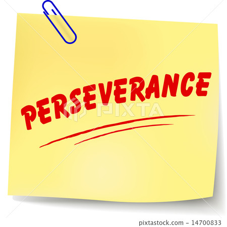 Vector perseverance message - Stock Illustration [14700833] - PIXTA