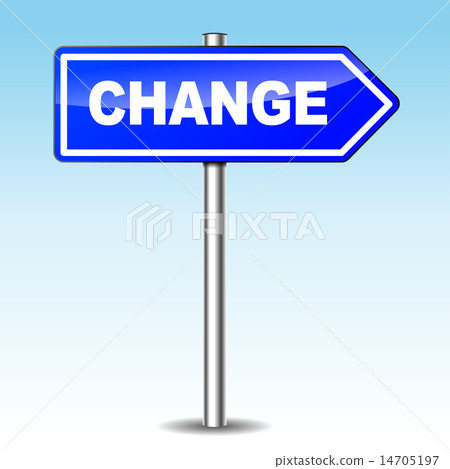 Vector change directional sign - Stock Illustration [14705197] - PIXTA