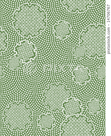 Snow rings Japanese traditional patterns - Stock Illustration [14706767 ...