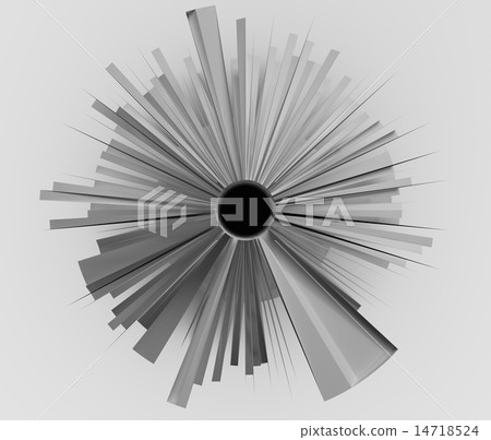 Radial background material - Stock Illustration [14718524] - PIXTA
