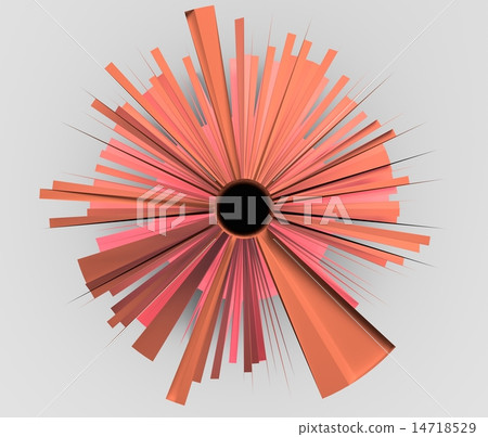Radial background material - Stock Illustration [14718529] - PIXTA