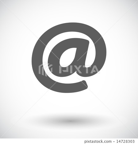 Email single icon.-插圖素材 [14728303] - PIXTA圖庫