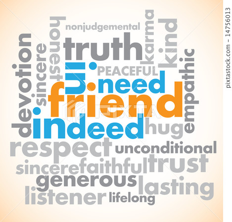 Friendship Word Cloud - Stock Illustration [14756013] - PIXTA