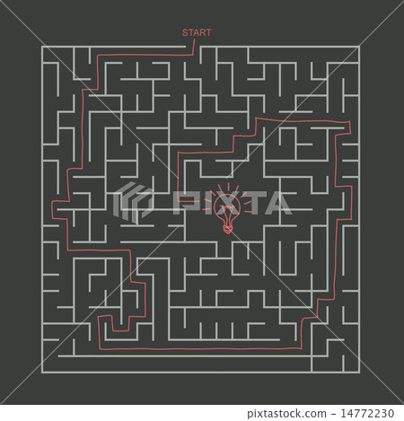labyrinth, issue, goal - Stock Illustration [14772230] - PIXTA