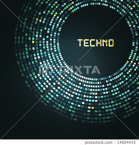 Blue technology round for your logo template.... - Stock Illustration ...