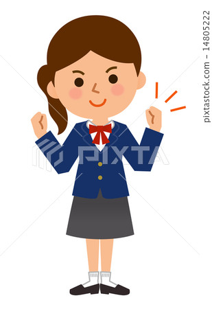 Student pointing - Stock Illustration [14805222] - PIXTA